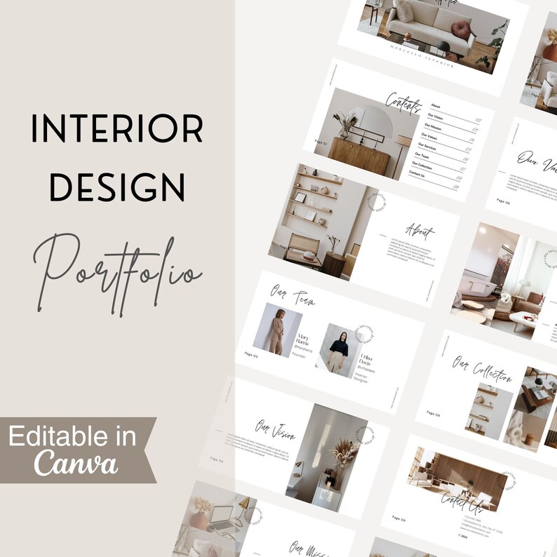 Interior Design Portfolio | Design Portfolio | Portfolio | Minimal ...