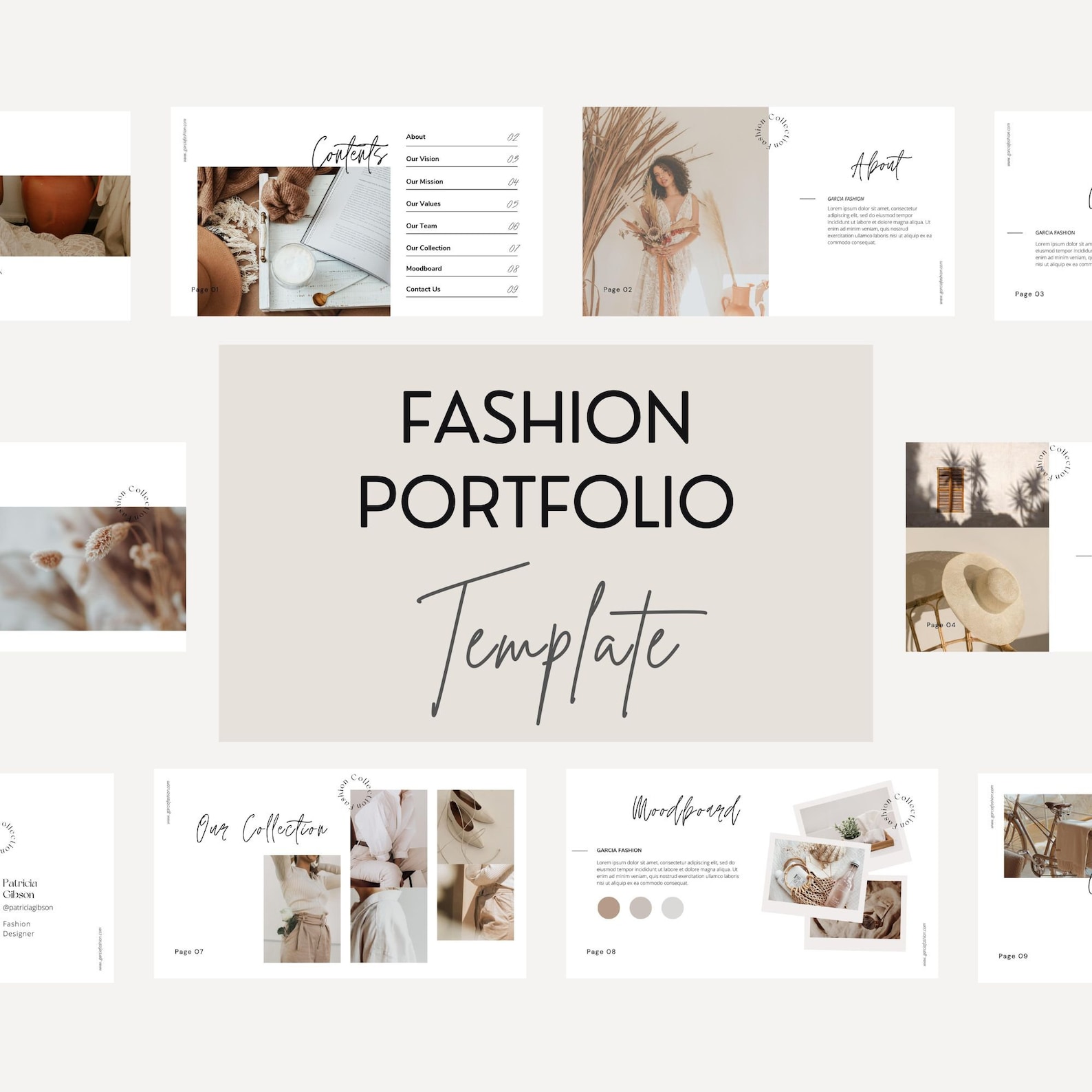 Portfolio | Fashion Portfolio | Minimal Portfolio | Social Media ...