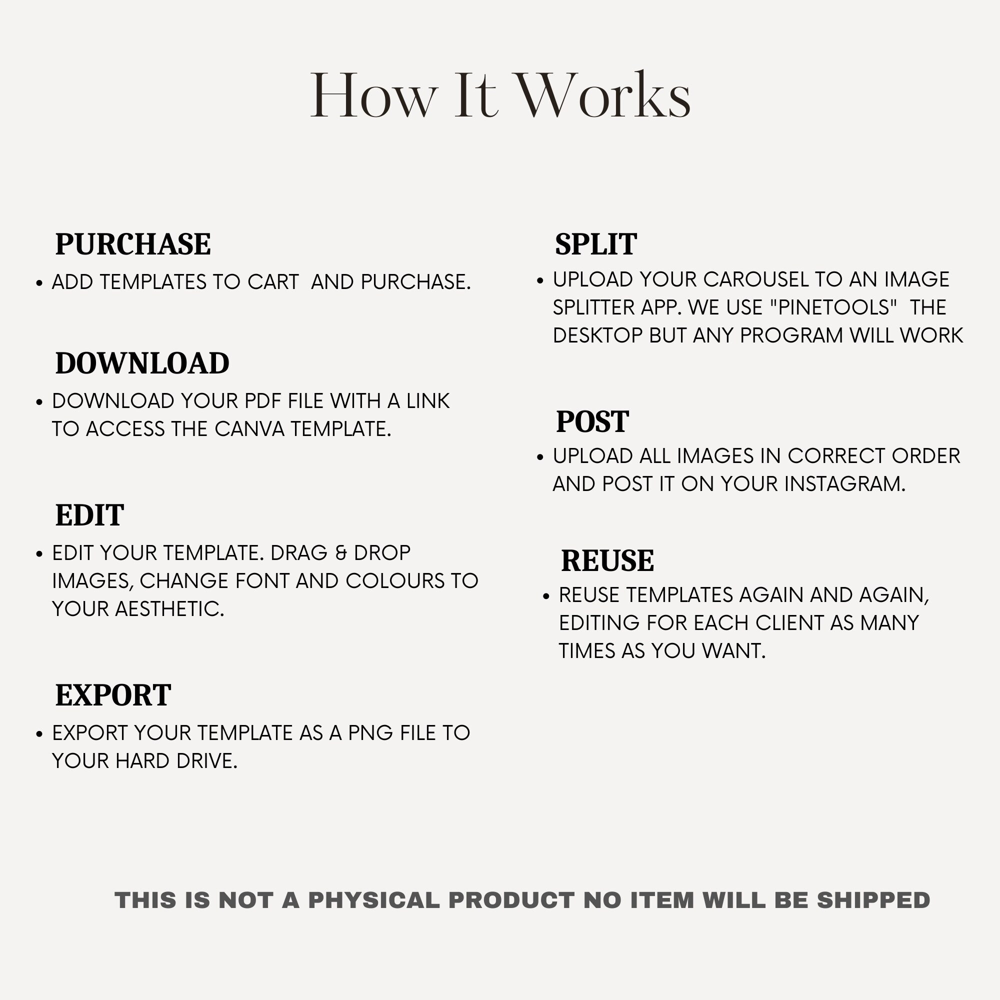 Instagram Carousel | Influencer Template | Slide Post | Seamless ...