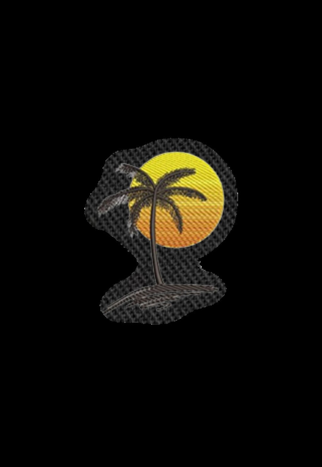 Palm Tree Iron on Patch Sew on Embroidered Patches Forest & Trees ...