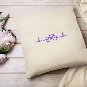 Iron on Patch / Bike Patch Sew on Embroidered Patch Cycling Pulse Bike Patches Bike Iron on ...