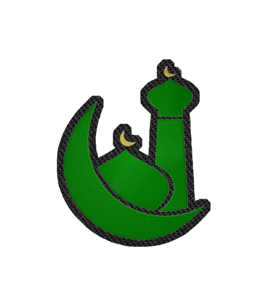 Iron on Patch / Islamic Patch sew on Embroidered Patch-religion Islamic ...