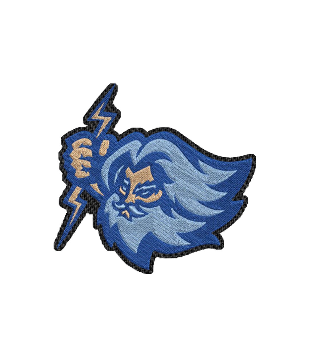 Zeus Supreme Deity Iron on Patch/sew on Embroidered Patches Religion ...