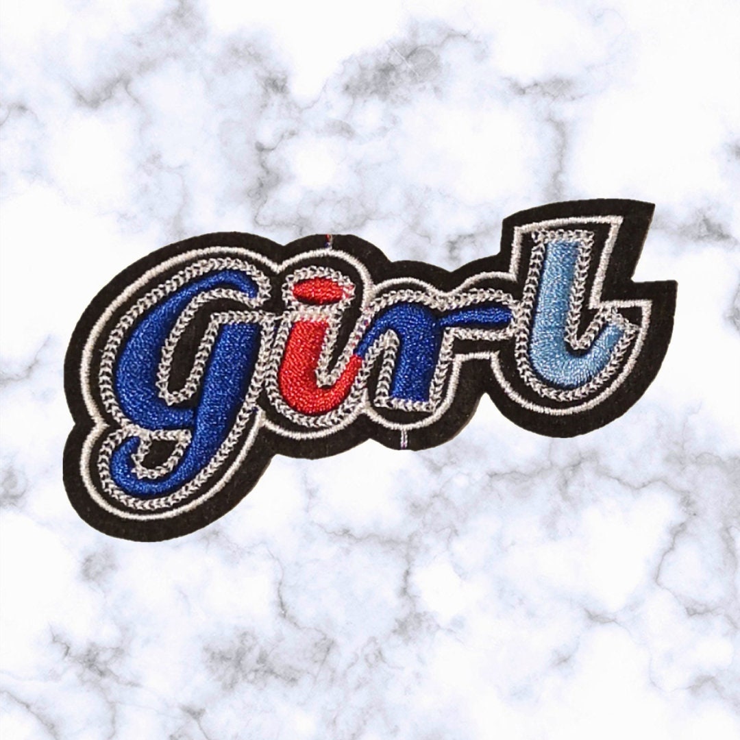 Iron on Patch / Girl Patch Sew on Embroidered Patch Girl Vintage Party ...