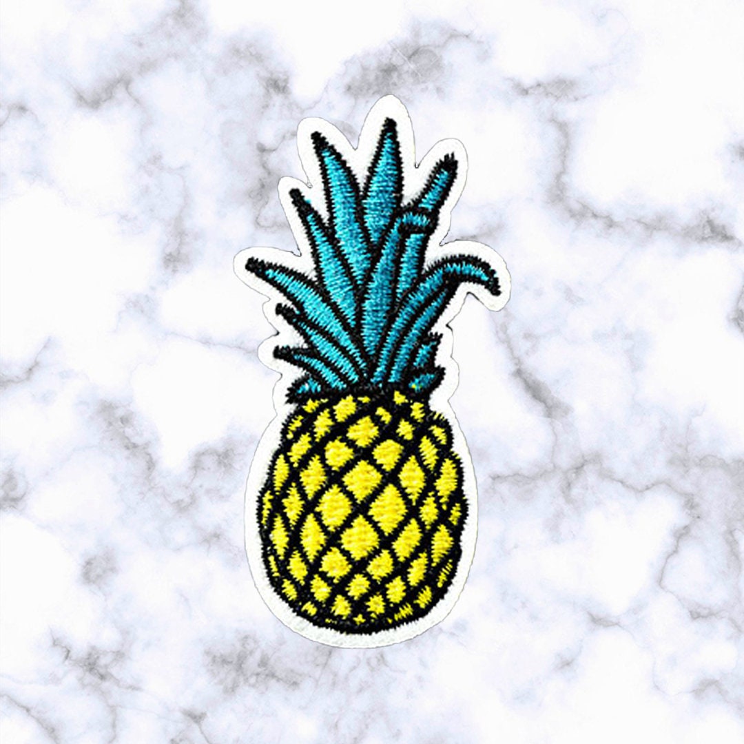 Iron on Patch / Pineapple Patch Sew on Embroidered Patch - Etsy
