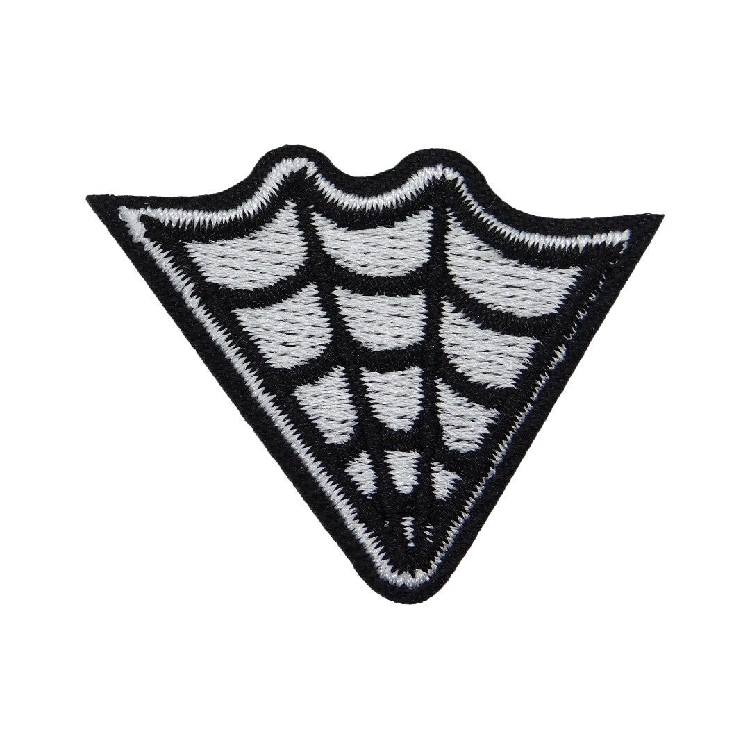 Iron on Patch / Spider Web Patch Sew on Embroidered Patch Spider Web ...