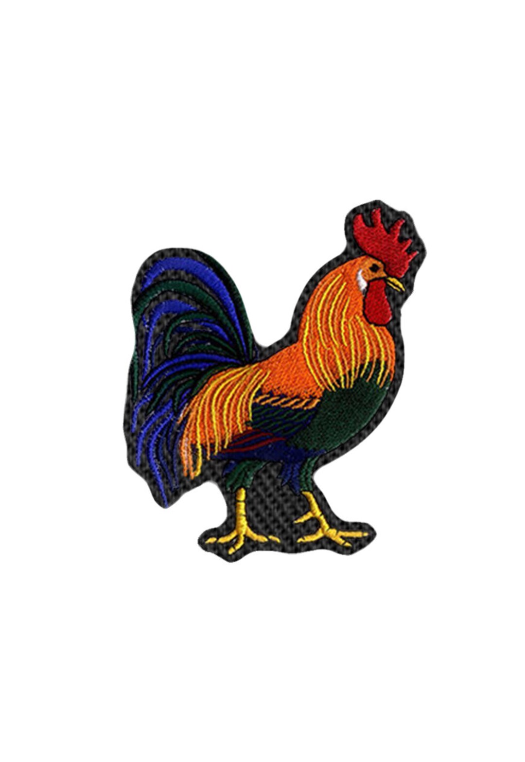 Brahma Chicken Iron on Patch Sew on Embroidered Patches Birds ...