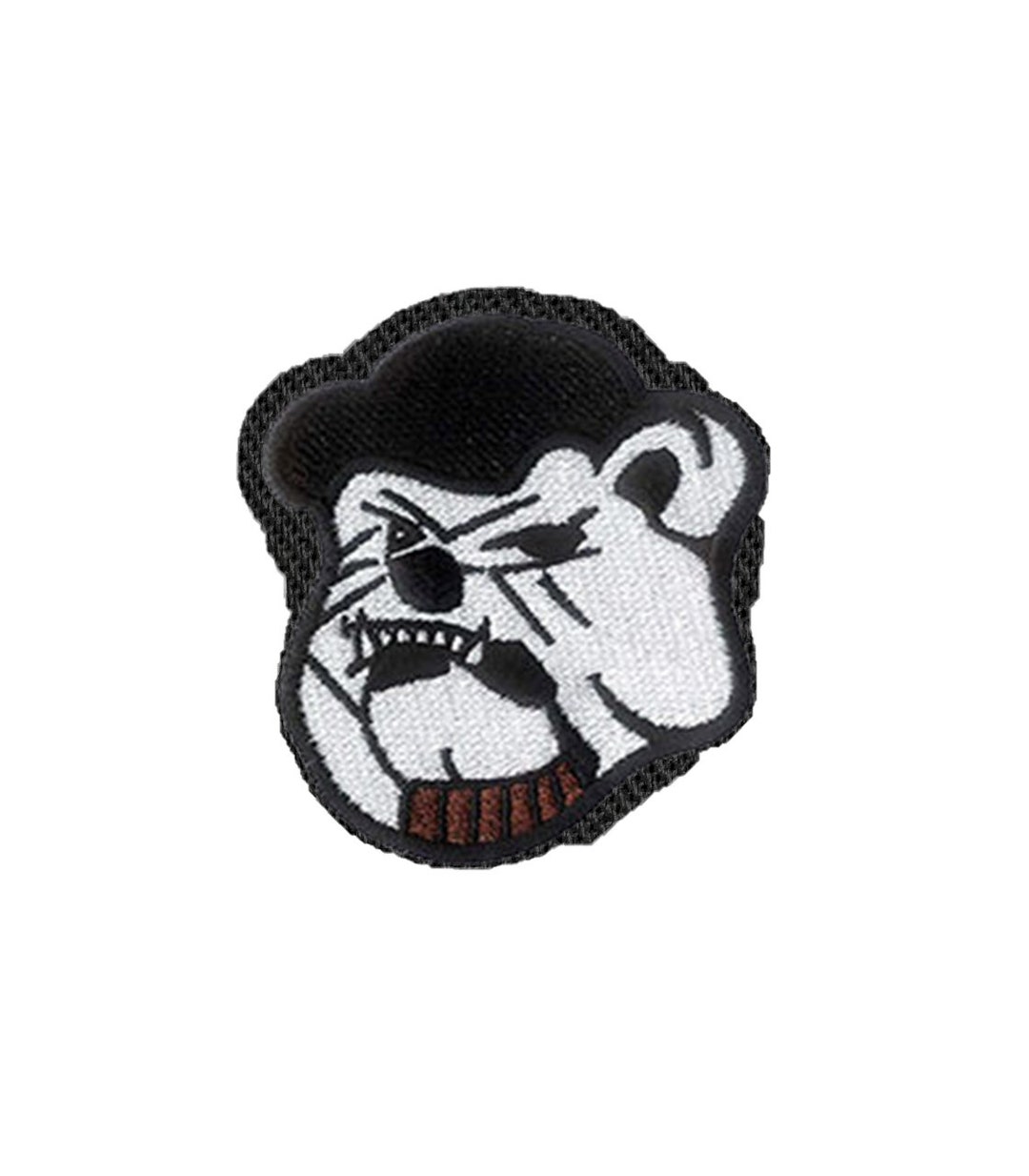 Cap Wearing Bulldog Iron on Patch/sew on Embroidered Patches - Etsy