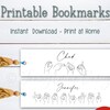 ASL Bookmark Personalized Sign Language Name Bookmark ASL Gifts Sign ...