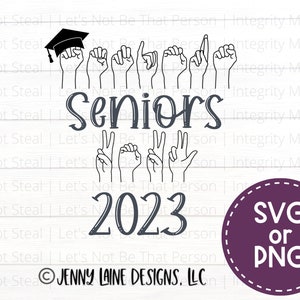ASL Graduation SVG, Graduation Announcement 2023, Asl Graduation 2023 ...