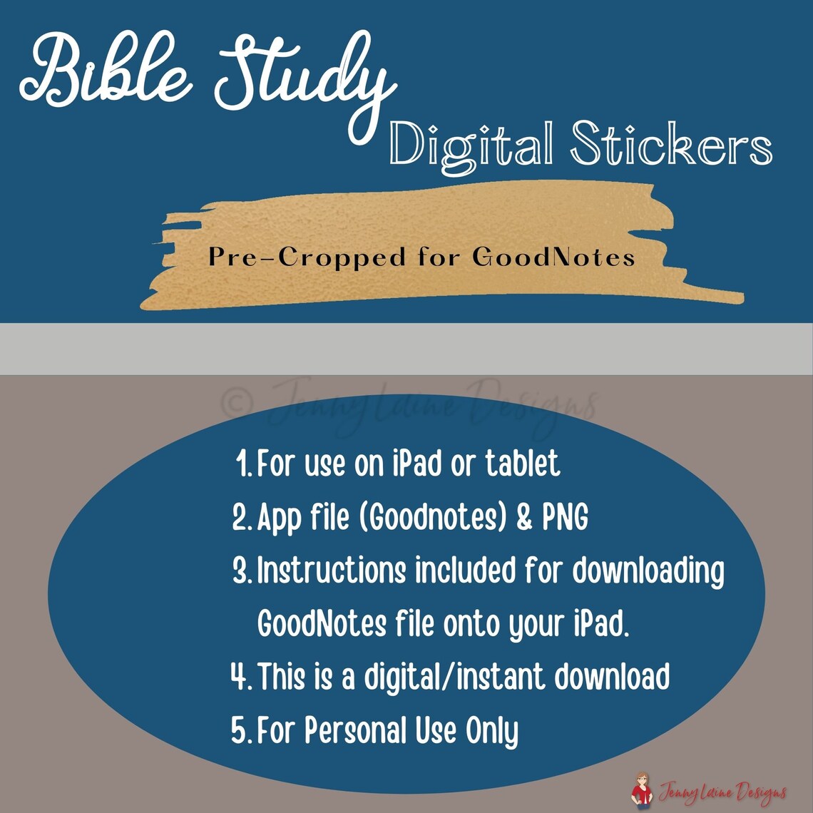 Bible Study Digital Stickers Goodnotes Inspiration Digital | Etsy