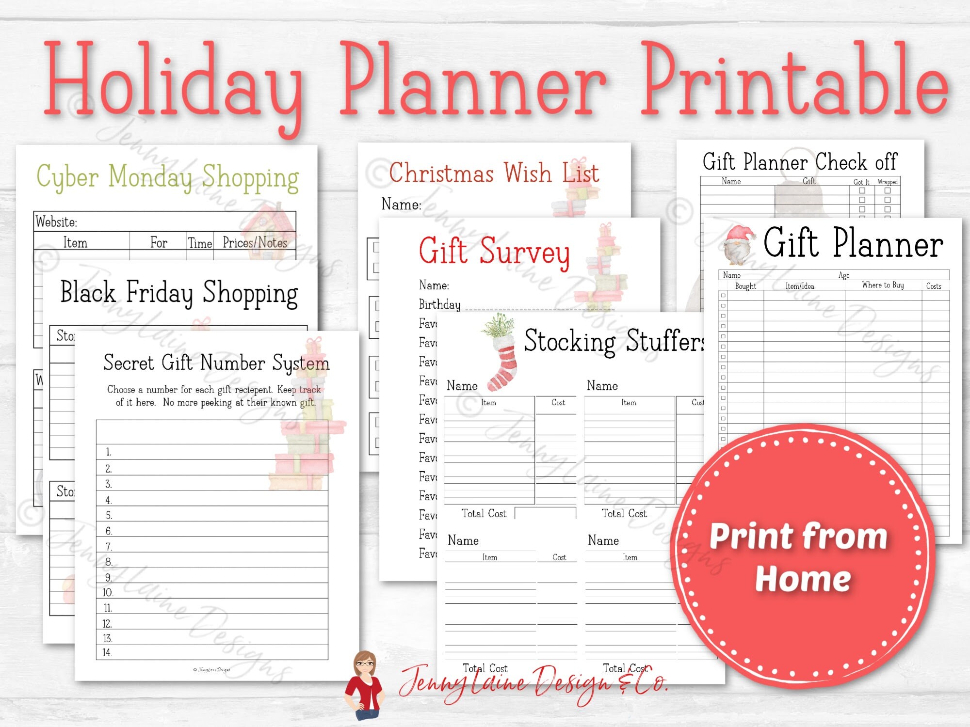 Holiday Planner Printable PDF Christmas Activities Journal Instant ...