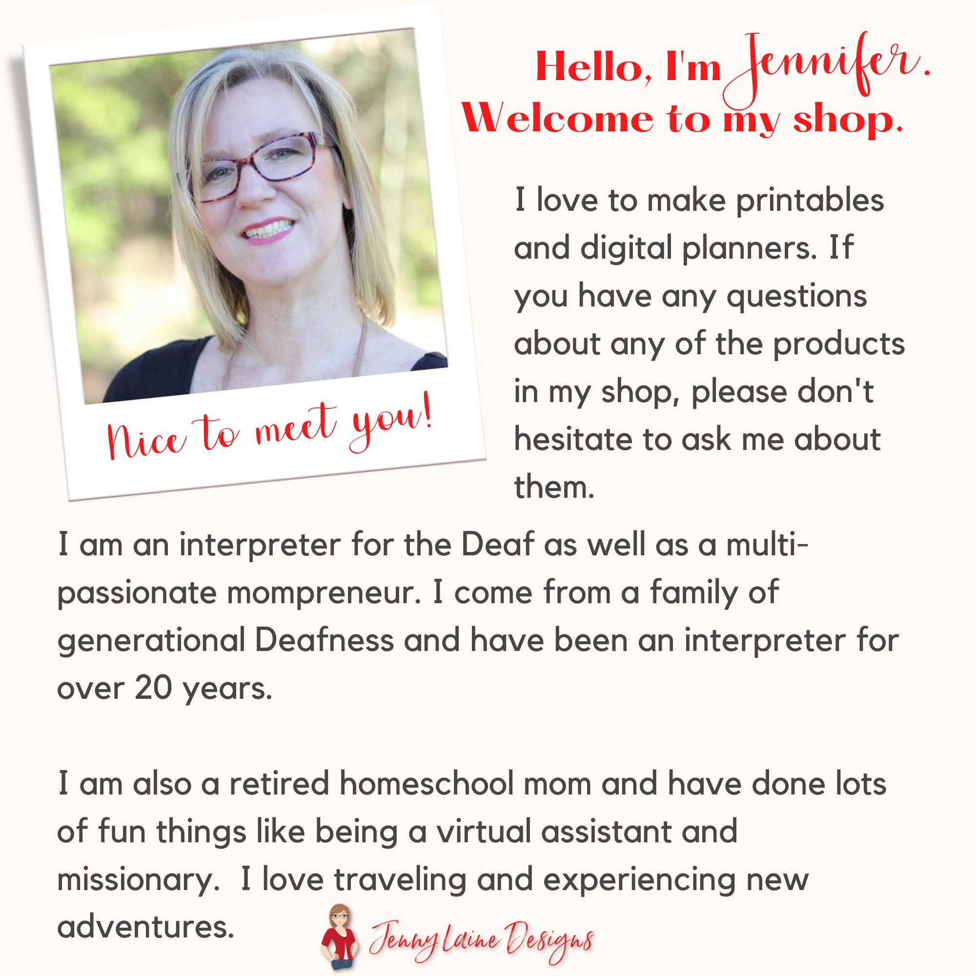 ASL Block Schedule American Sign Language Bullet Journal Good Notes ...