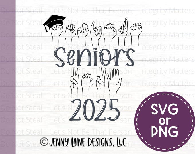 ASL Graduation SVG, Graduation Announcement 2023, Asl Graduation 2023 ...
