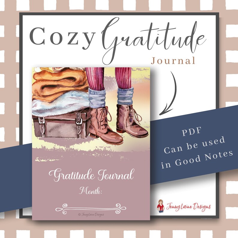 Digital Gratitude Journal Reflection Journal Daily Gratitude ...
