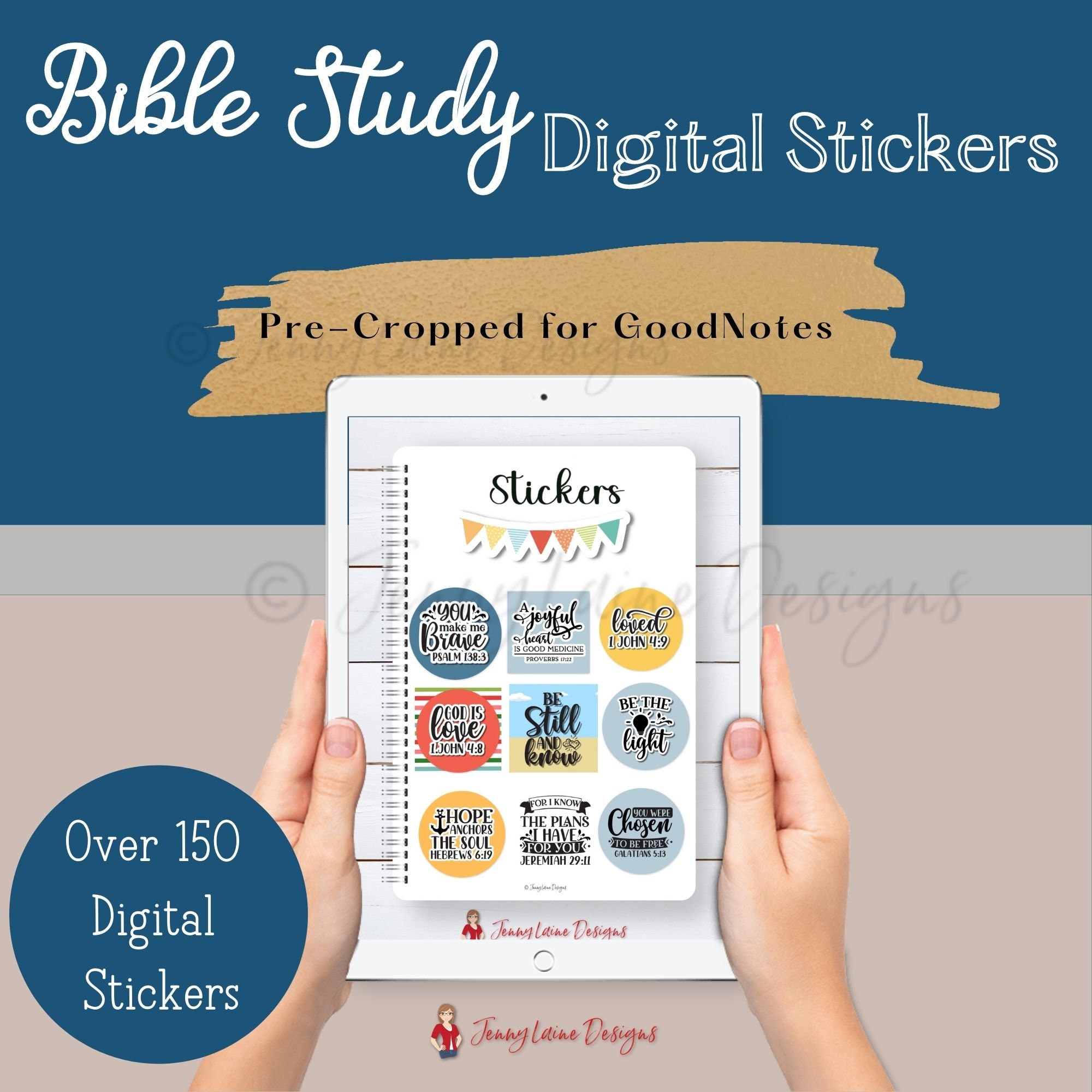 Bible Study Digital Stickers | Goodnotes | Inspiration Digital Stickers ...