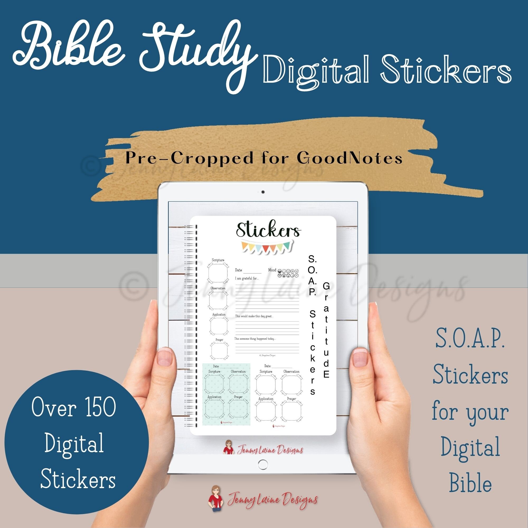 Bible Study Digital Stickers | Goodnotes | Inspiration Digital Stickers ...
