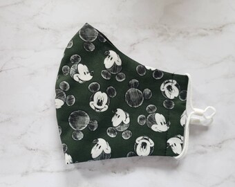Adult Mickey Mouse Face Mask - Etsy