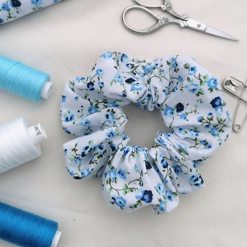 Floral Scrunchies Flower Scrunchy Hair Scrunchies Scrunchie - Etsy