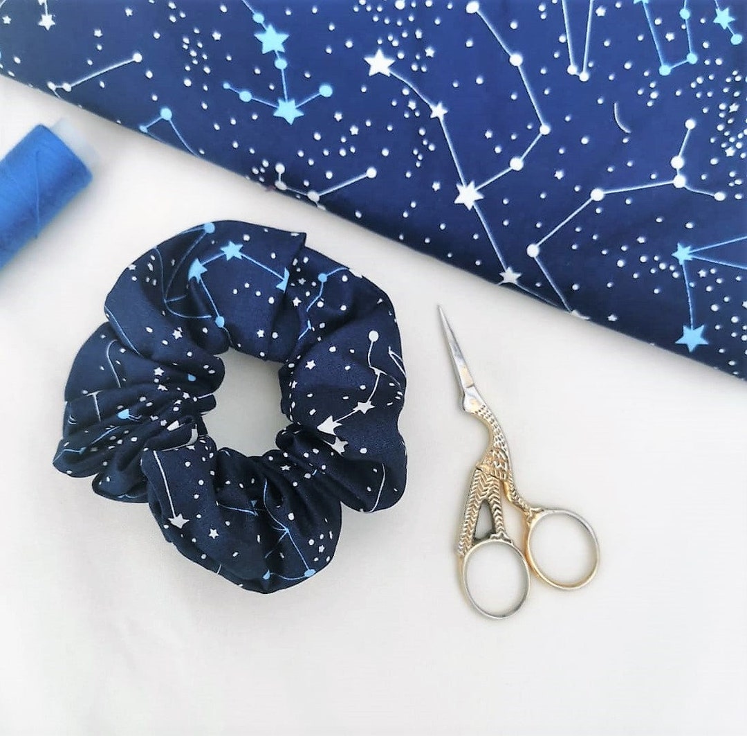 Solar System Scrunchie, Star Scrunchies, Blue Scrunchy, Zodiac ...