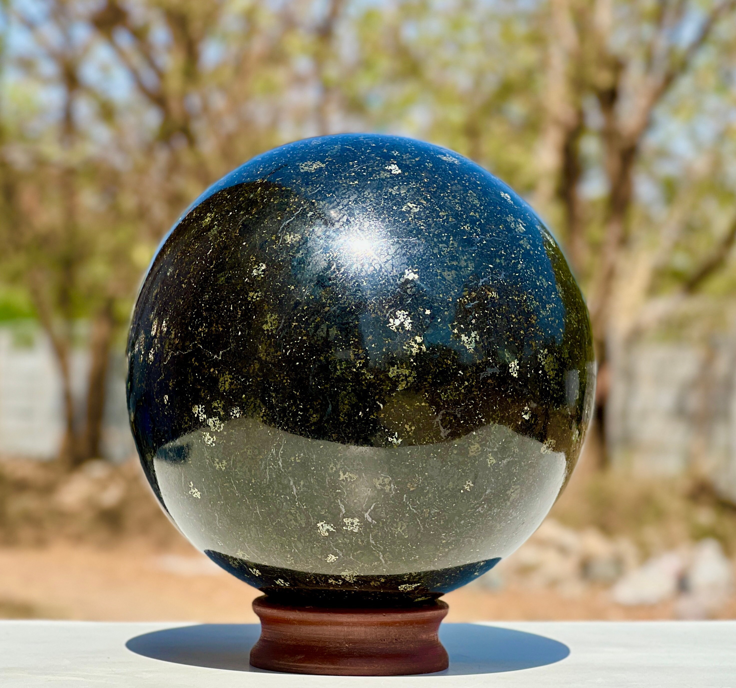 Extra Large Natural Brown Coppernite Stone 230MM Metaphysical - Etsy