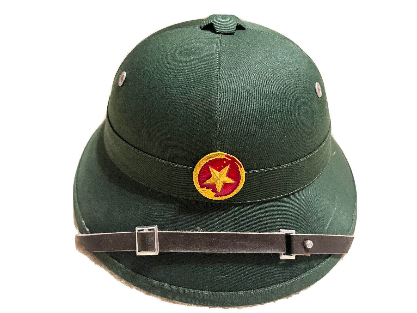 Original Vietnamese Pith Helmet Hanoi Vietnam War Viet Cong Hat BRAND ...