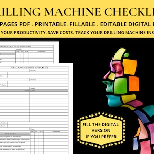 Drilling Machine Checklist Drilling Rig Safety Inspection Check ...