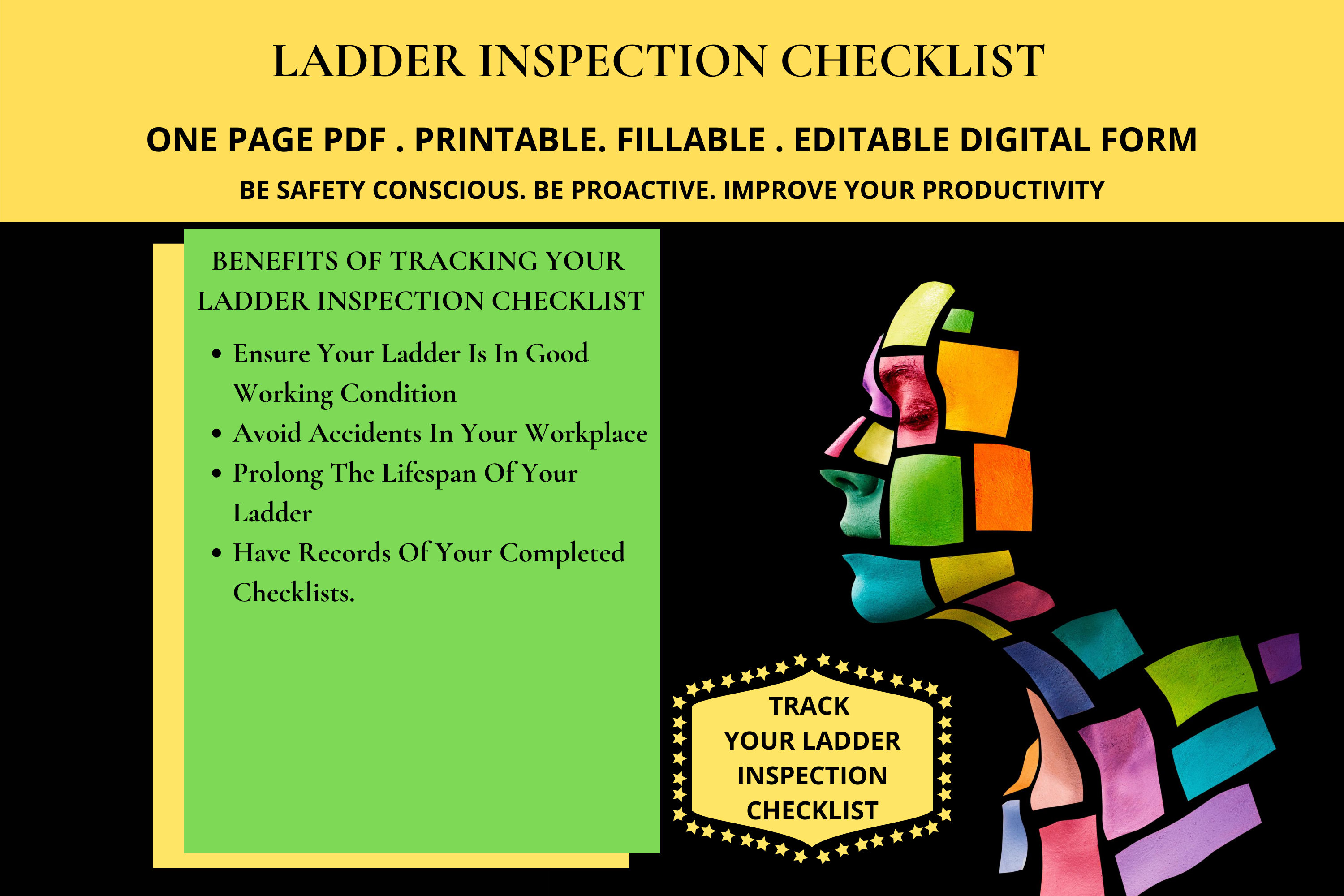 Ladder Inspection Checklist Forms Template Portable Ladder Maintenance ladder-inspection-checklist-forms-template-portable-ladder-maintenance