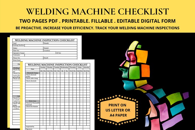 Welding Machine Checklist Welding Machine Daily Inspection Checklist ...