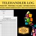Telehandler Log Book Telehandler Daily Inspection Checklist Telehandler ...