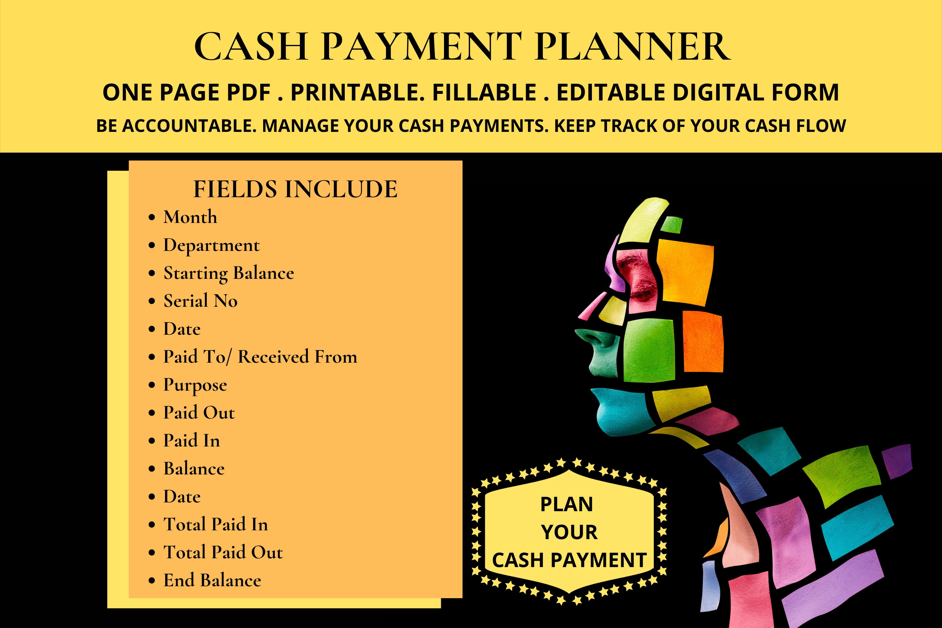 Cash Payment Log Cash Payment Record Cash Payments Journal Payment ...