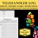 Telehandler Log Book Telehandler Daily Inspection Checklist Telehandler ...