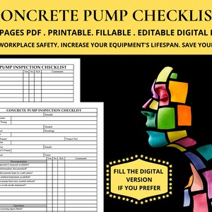 Concrete Pump Checklist Concrete Pump Safety Checklist Concrete Pump ...