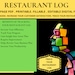 Restaurant Logbook Book Template Format Restaurant Manager Daily Report ...