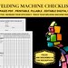 Welding Machine Checklist Welding Machine Daily Inspection Checklist ...