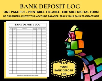 Bank Record Book - Etsy