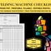 Welding Machine Checklist Welding Machine Daily Inspection Checklist ...