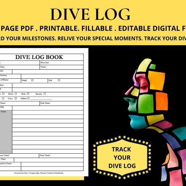 Dive Log Notebook - Etsy