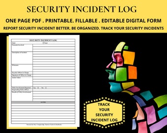 Security Log Book - Etsy