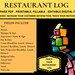 Restaurant Logbook Book Template Format Restaurant Manager Daily Report ...