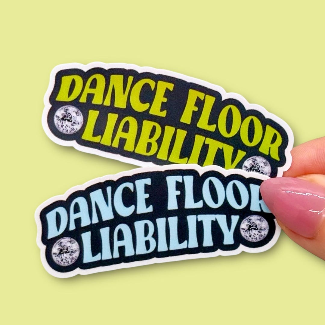 Dance Floor Liability Sticker - Etsy