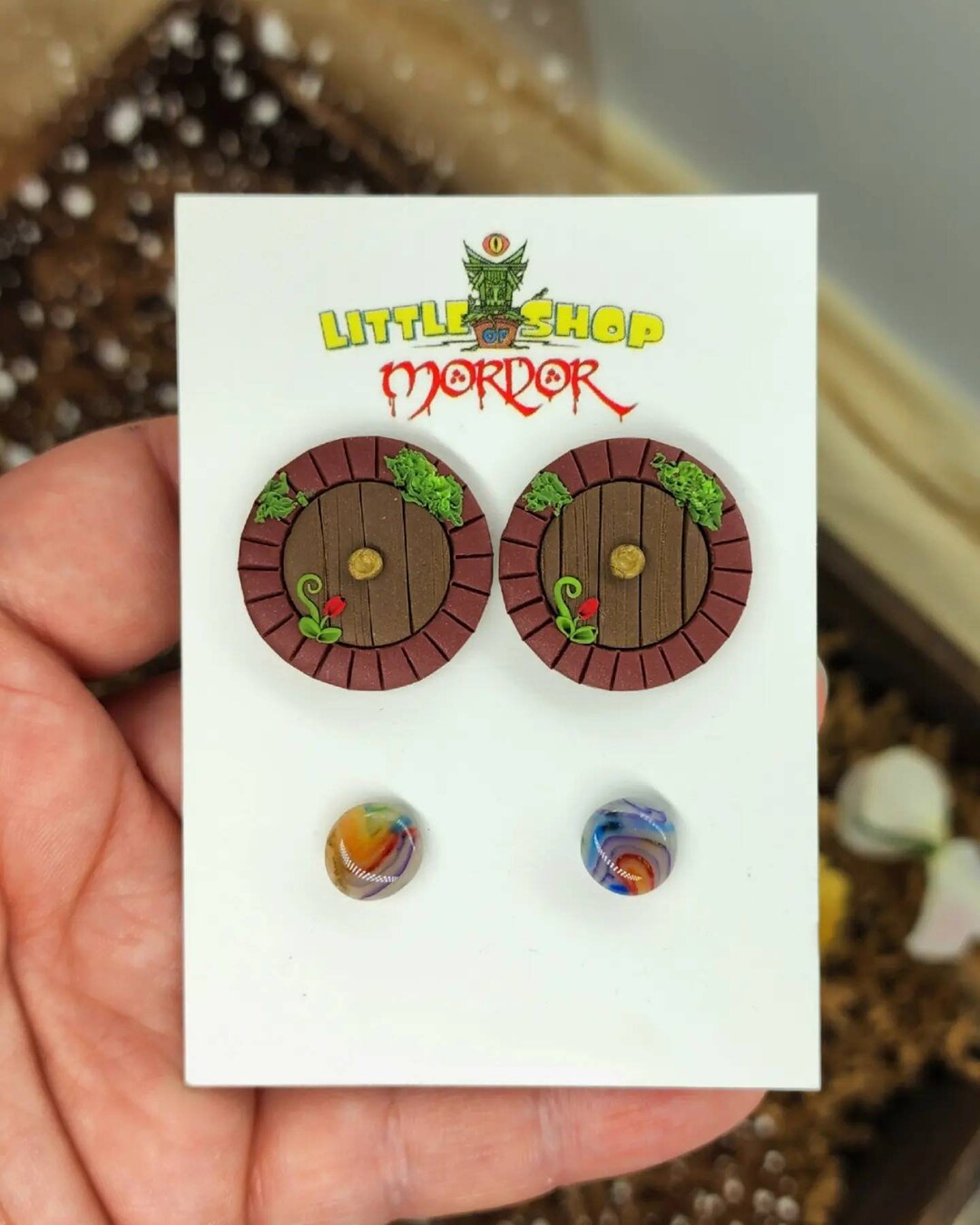 Hobbit Hole Door Earring Stud Packs. - Etsy