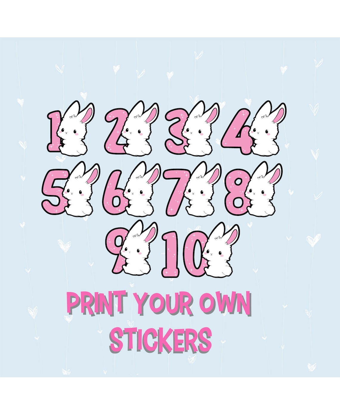 Printable Clipart Birthday Numbers Svg File. Good for Cake | Etsy Canada