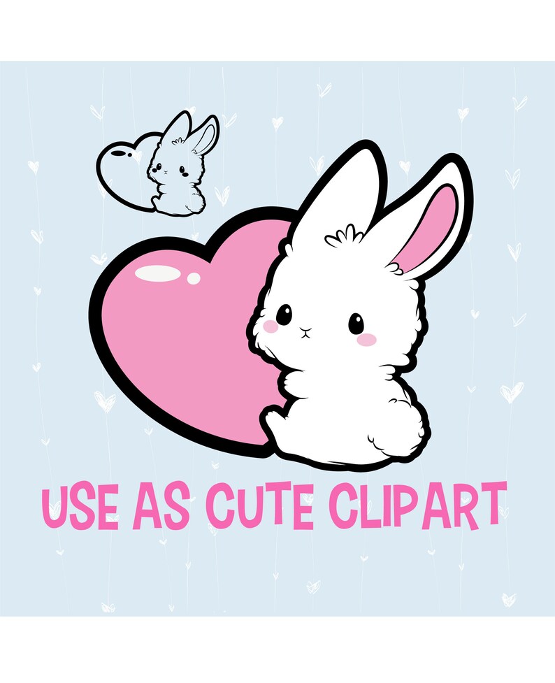 This Bunny Cut File Includes Printable Clipart Layered Cricut - Etsy