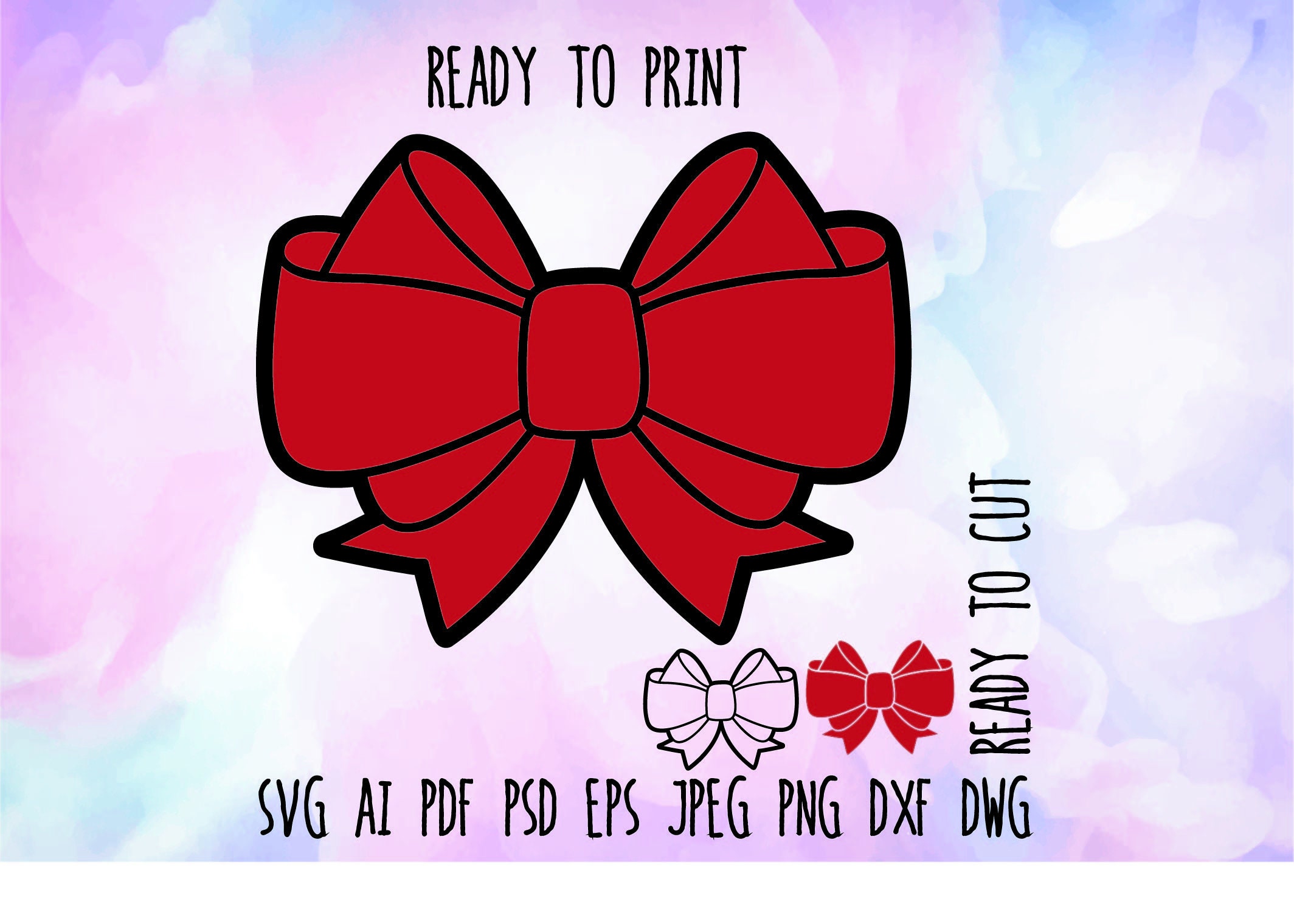Red Ribbon Svg Digital Download. Cricut Stickers Svg - Etsy Canada