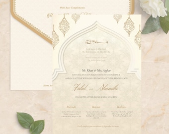 Pakistani Wedding Invitation | Etsy UK
