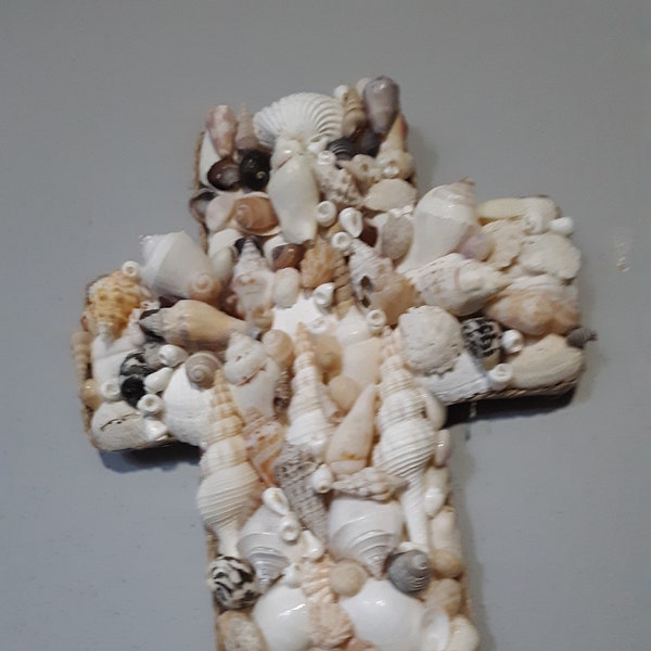 Seashell Cross - Etsy