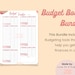 Budget Book Digital, PDF US Letter Printable Budgeting Pages - Etsy