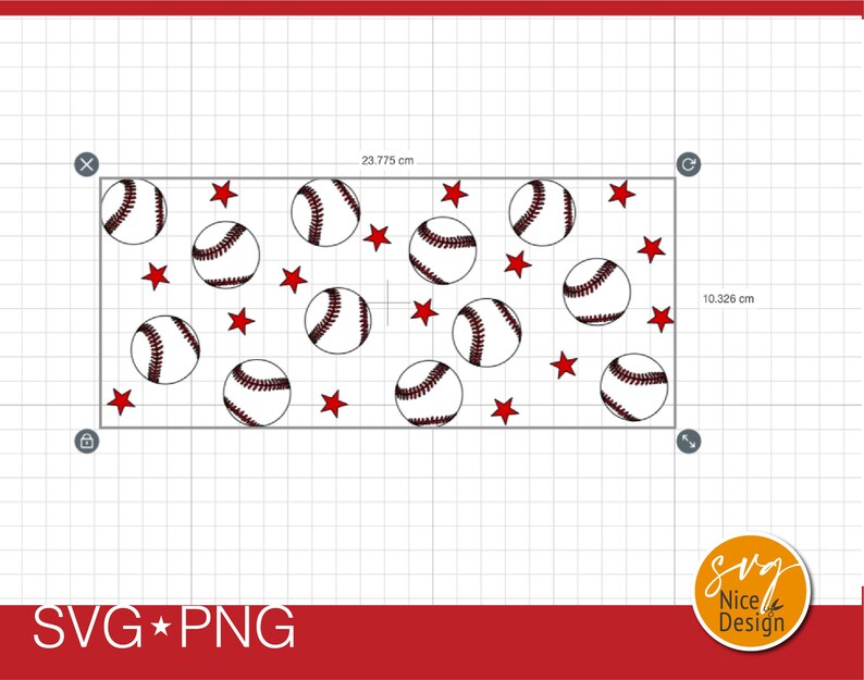 Baseball Lover Can Glass Wrap Svg Baseball Fan Athlete Decal | Etsy