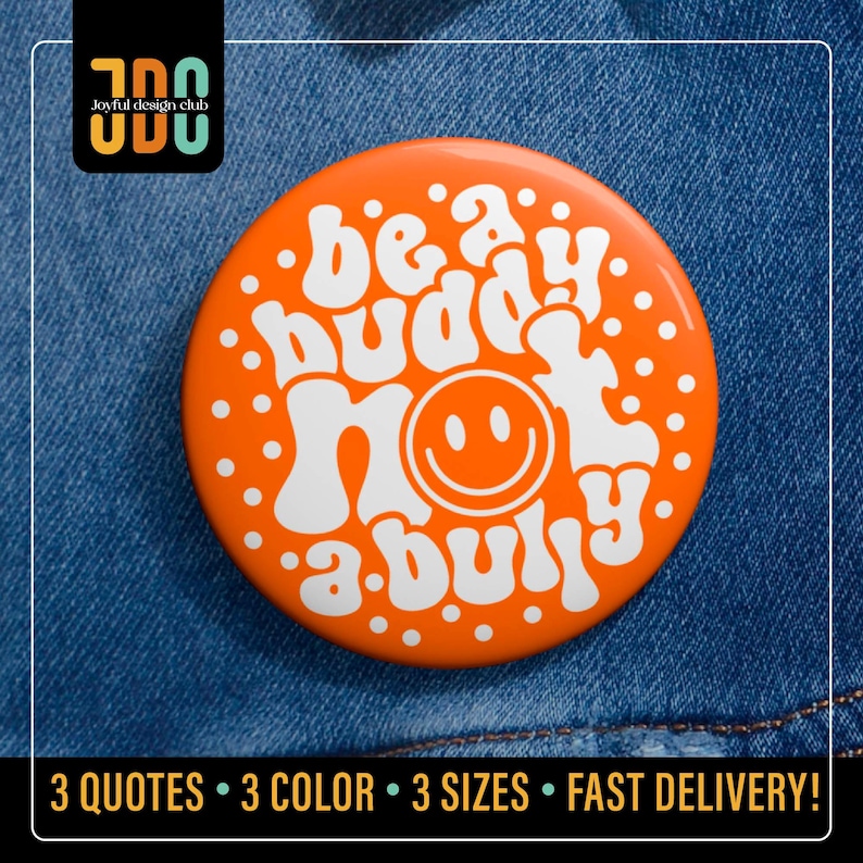 Unity Day Pin: Anti-bullying Awareness Badge for School and Workplace ...